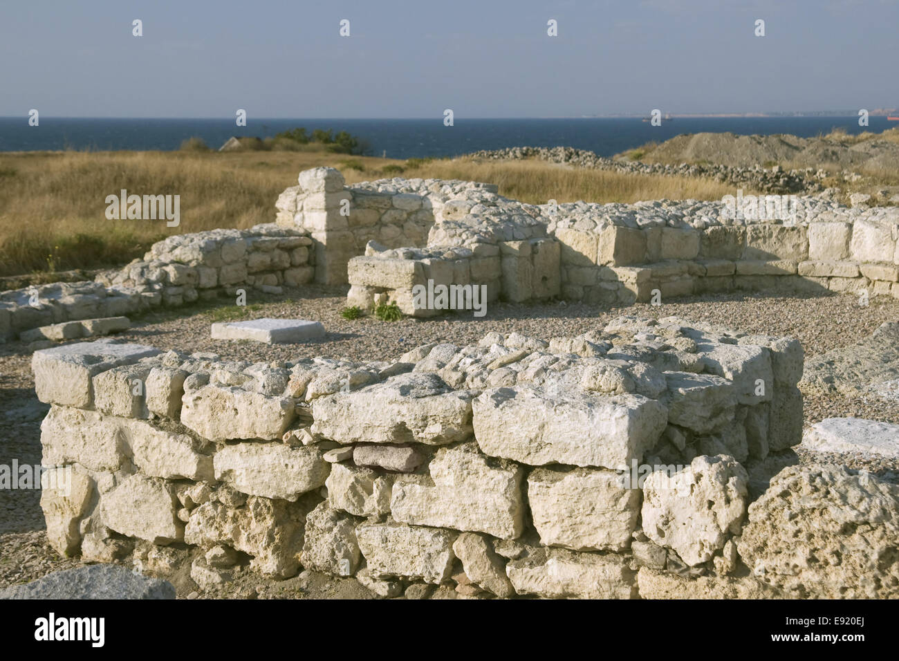 Chersonesos Taurica ruins Stock Photo - Alamy