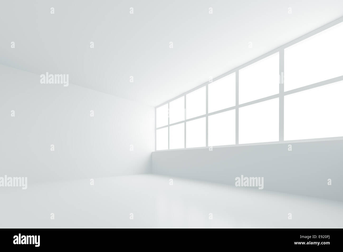 Empty White Room Stock Photo - Alamy