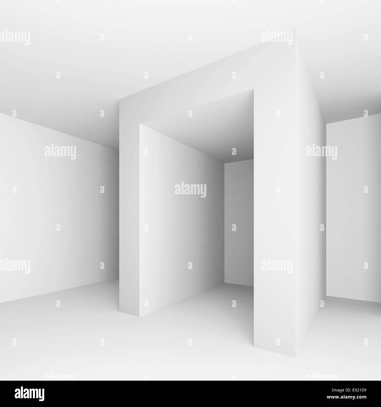 Empty room wallpaper Black and White Stock Photos & Images - Alamy