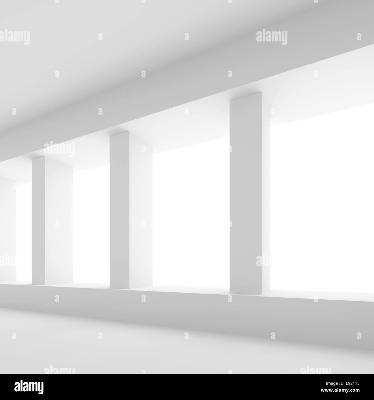 Modern Empty Room Stock Photo - Alamy