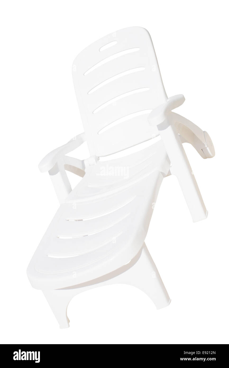 Plastic chaise lounge Cut Out Stock Images & Pictures - Alamy