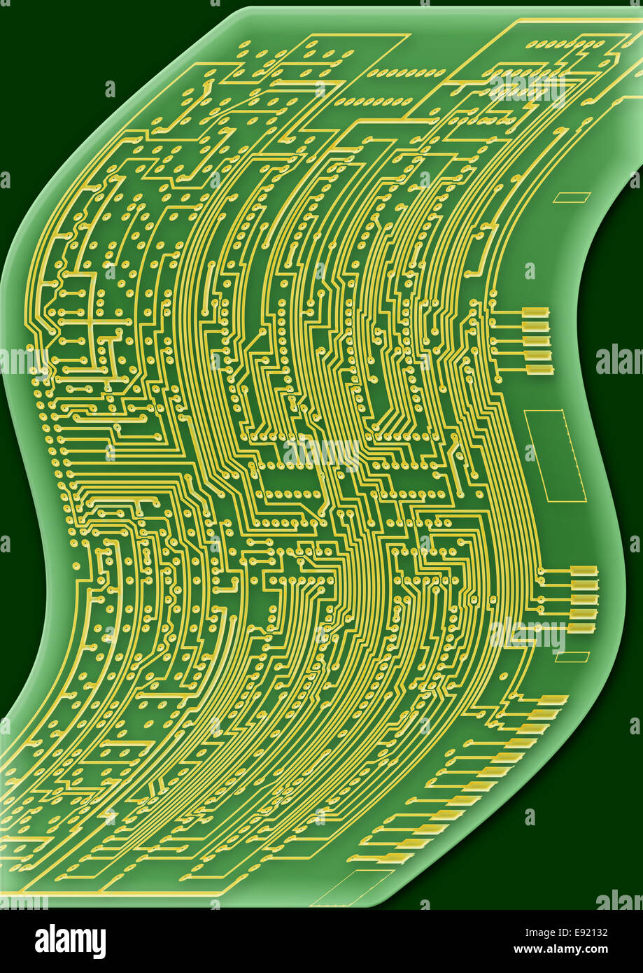 Circuit board blueprint hi-res stock photography and images - Alamy