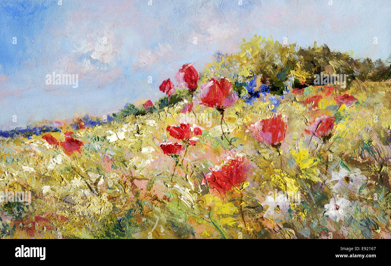 Landscape painting hi-res stock photography and images - Alamy