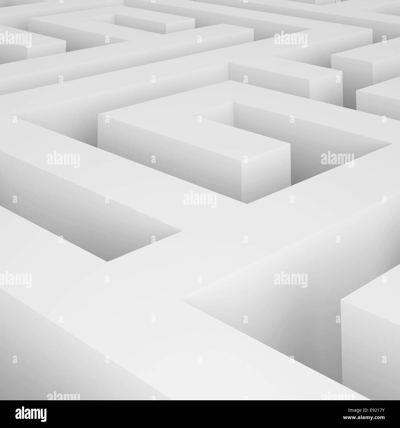 3d maze background Black and White Stock Photos & Images - Alamy