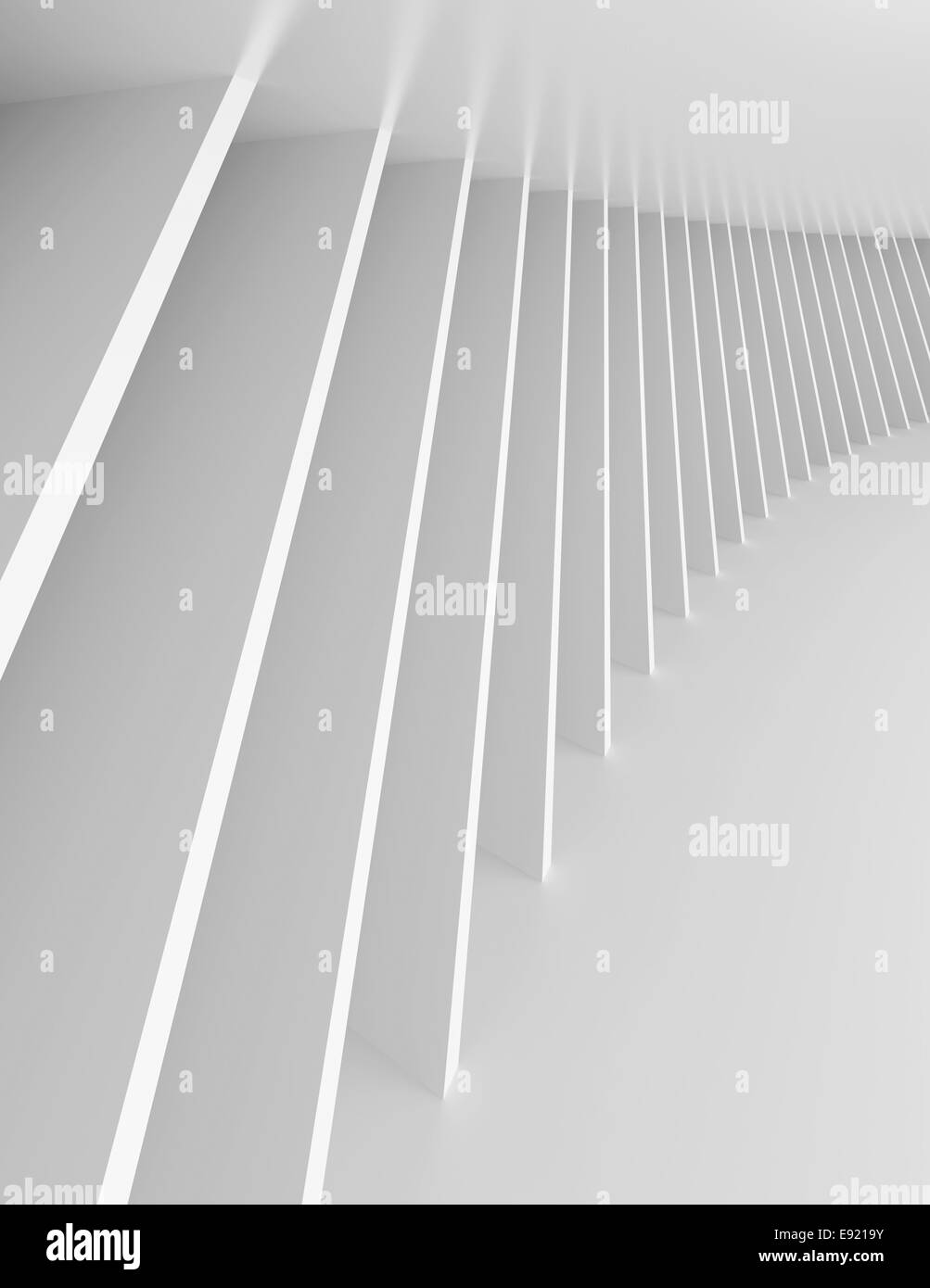 Abstract Columns Interior Stock Photo - Alamy