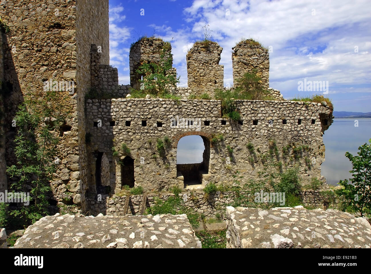 Details of Golubac fortress in Serbia Stock Photo - Alamy