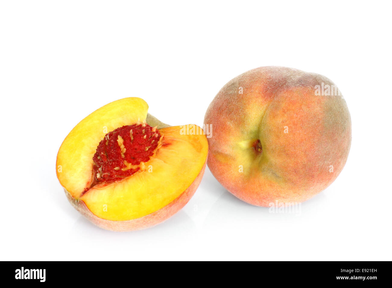 Fresh peach fruits Stock Photo - Alamy