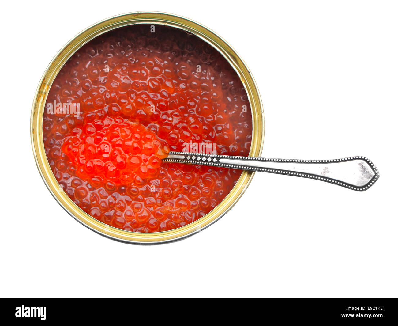Red caviar in pot hi-res stock photography and images - Alamy