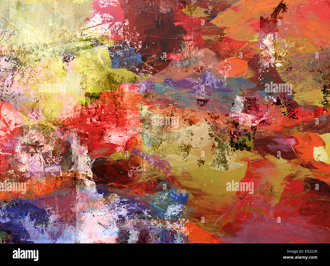 colorful abstract painting Stock Photo - Alamy