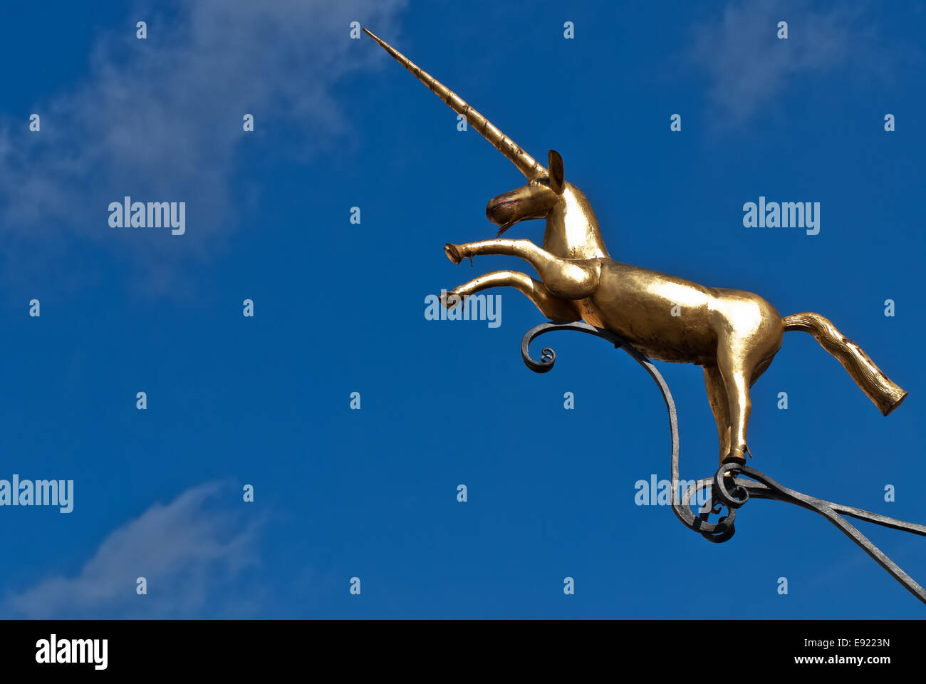 Unicorn made of metal Stock Photo - Alamy