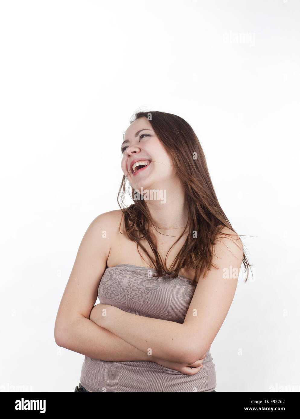beautiful girl standing Stock Photo - Alamy