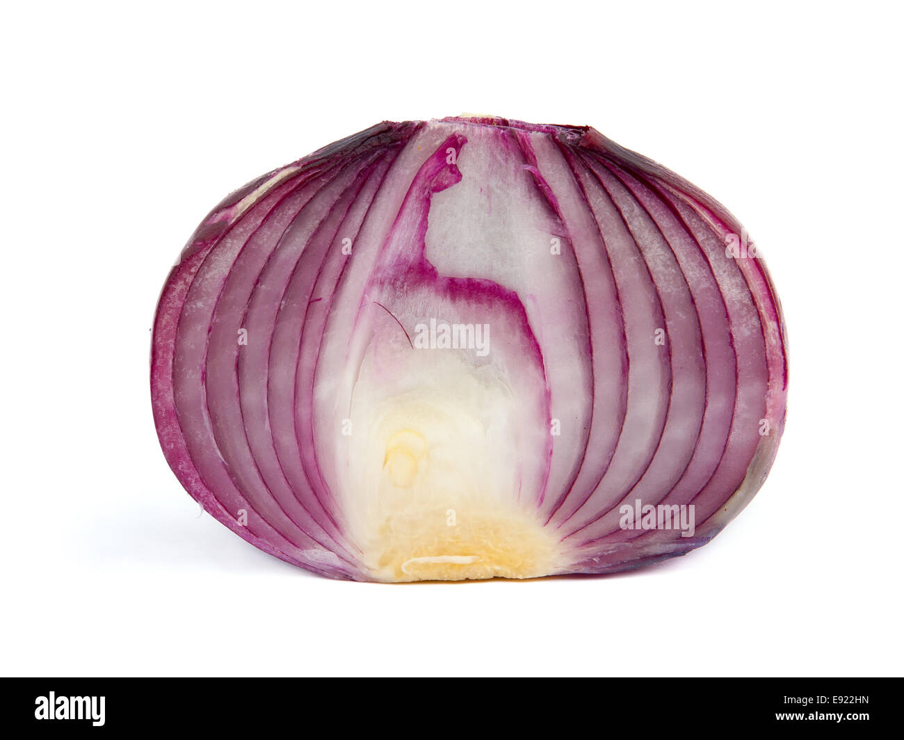 Section single red onion sliced hi-res stock photography and images - Alamy