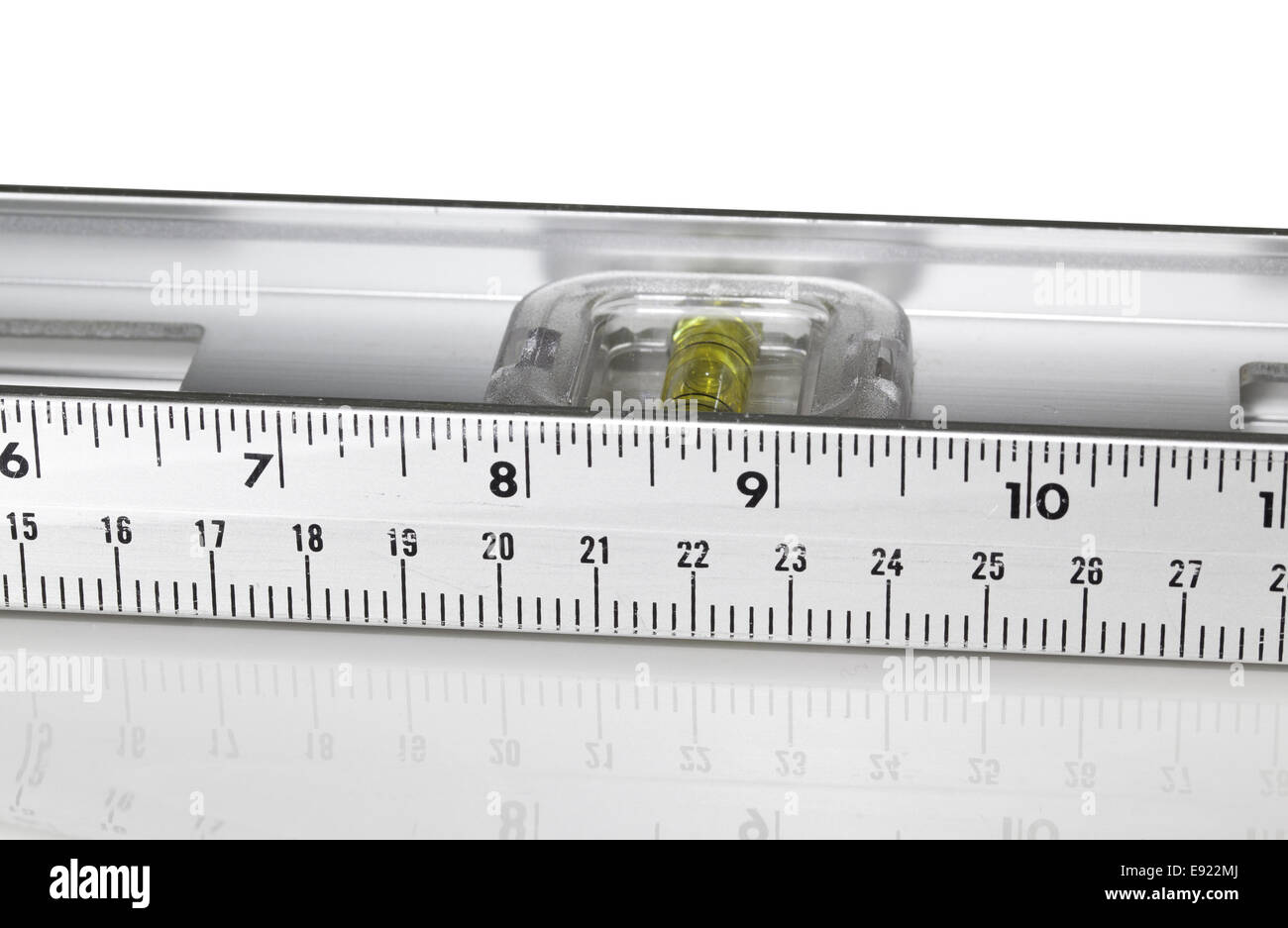 Ruler spirit level hi-res stock photography and images - Alamy