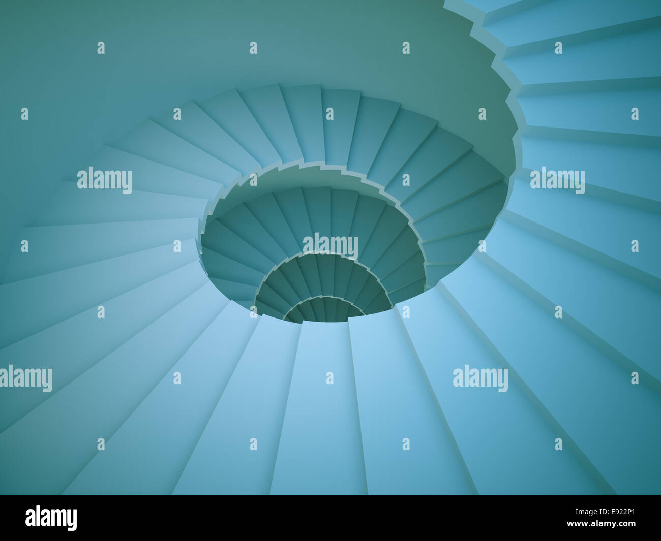 3d steps spiral hi-res stock photography and images - Alamy