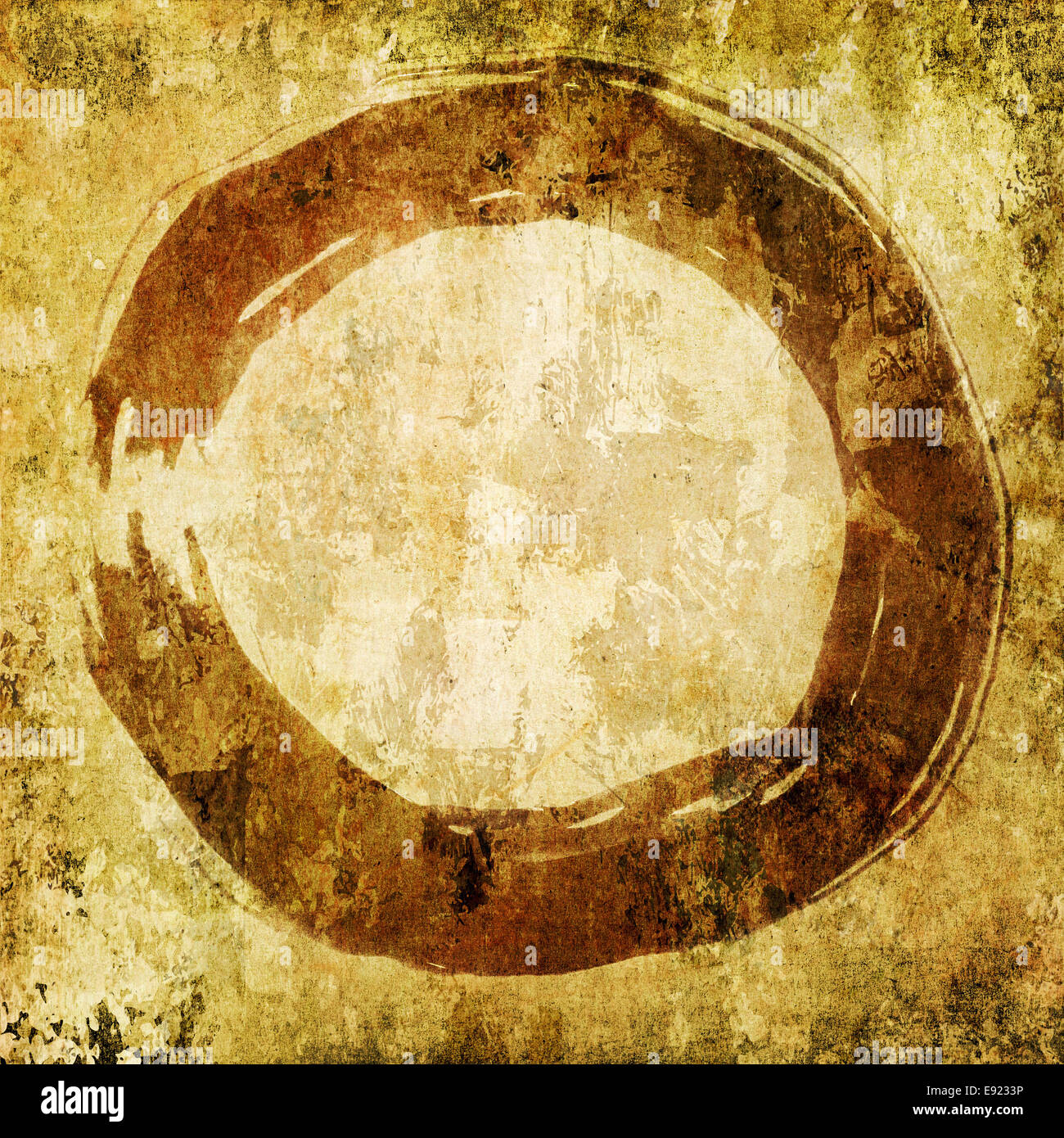 Enso zen painting hi-res stock photography and images - Alamy