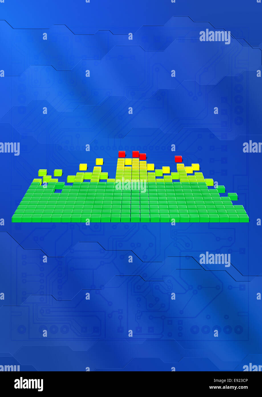 graphics-equalizer on abstract background Stock Photo - Alamy