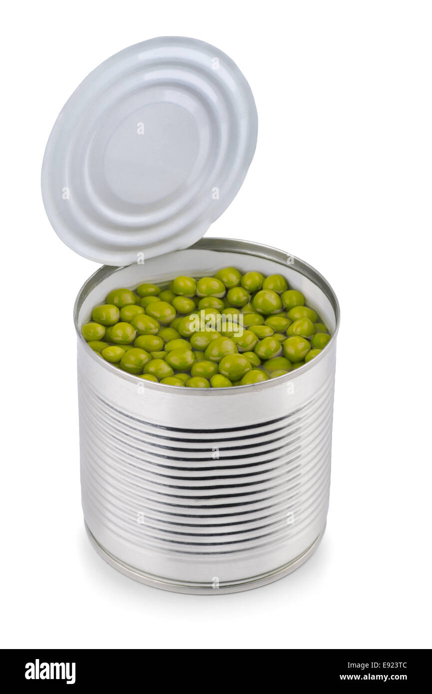 Open can of peas hi-res stock photography and images - Alamy