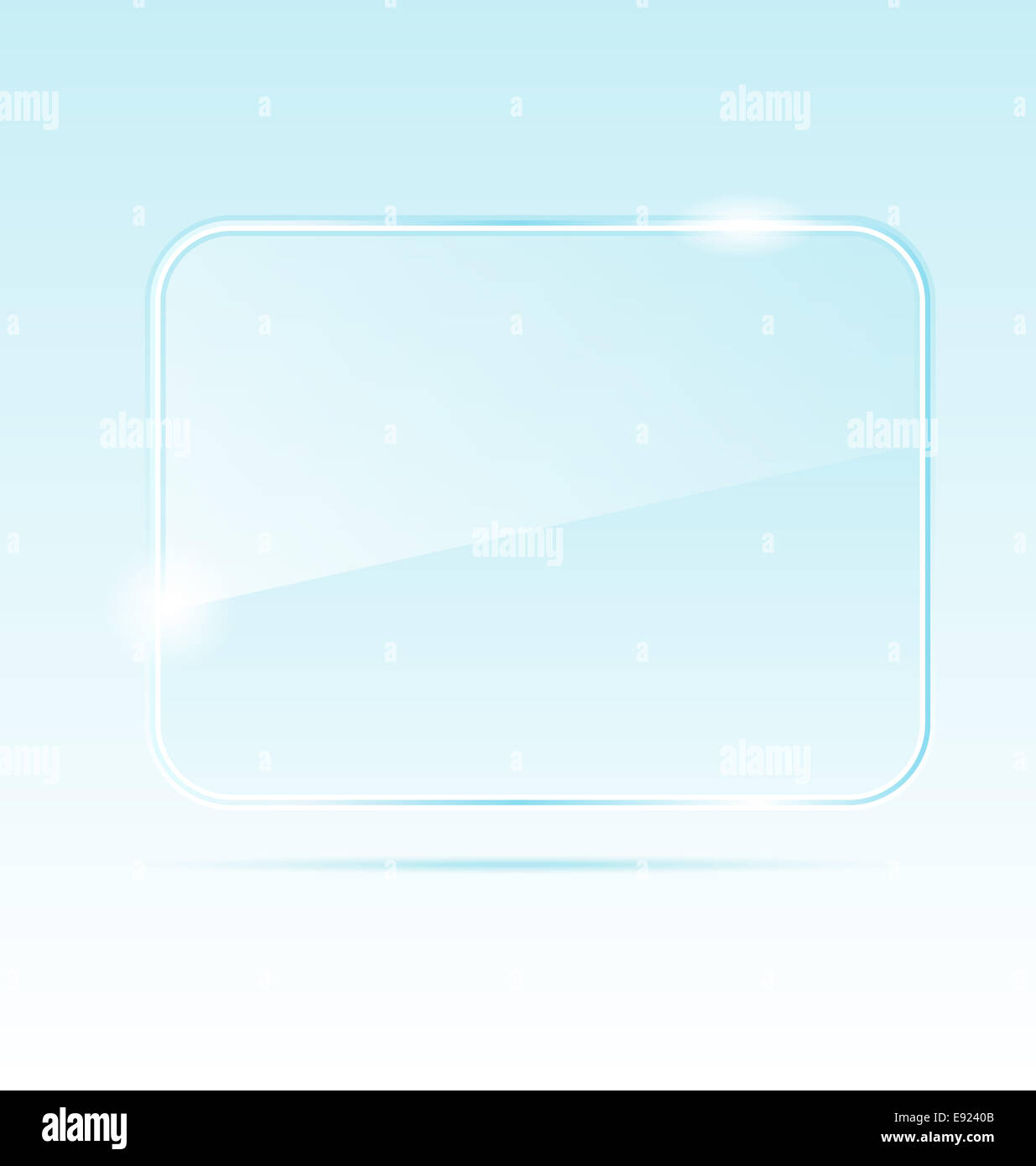 abstract transparent glass banner Stock Photo - Alamy