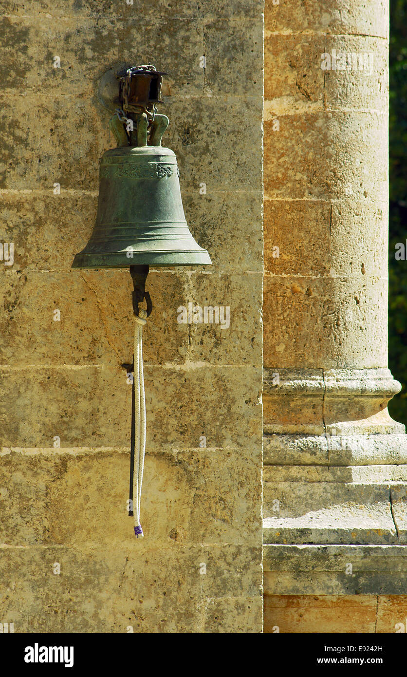 Bell in an Orthodox monastery on the island of Crete Stock Photo - Alamy