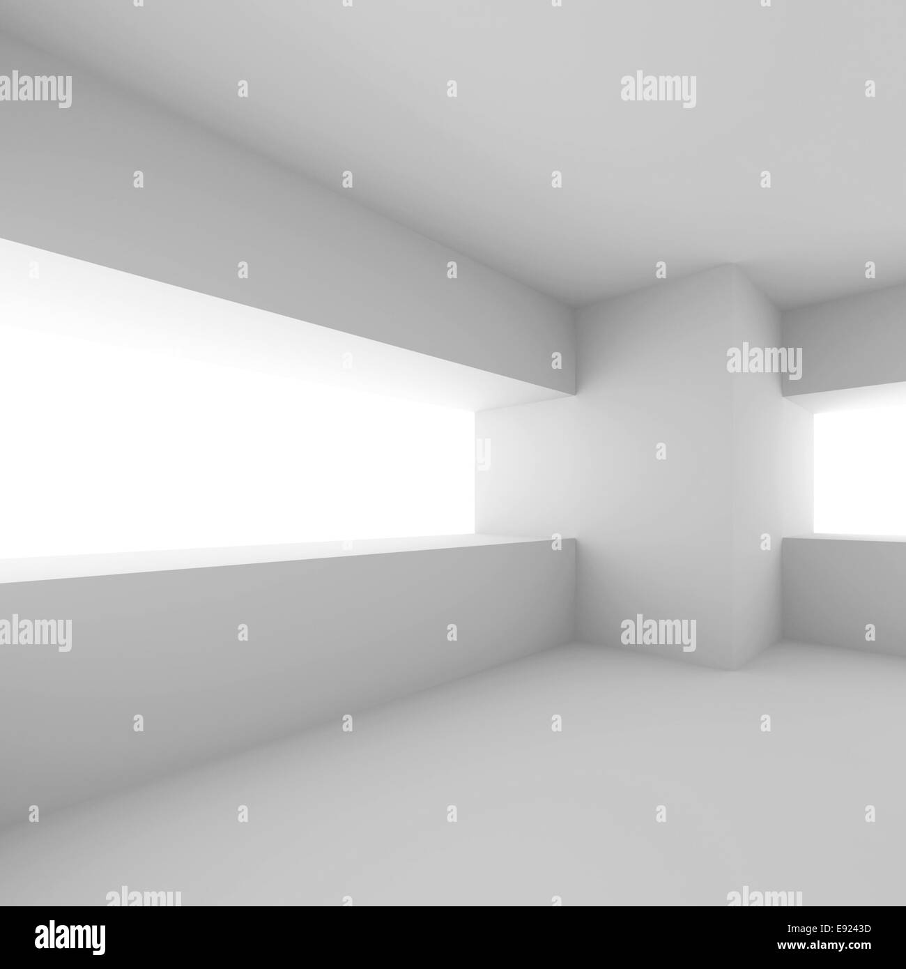 Empty new building Black and White Stock Photos & Images - Alamy