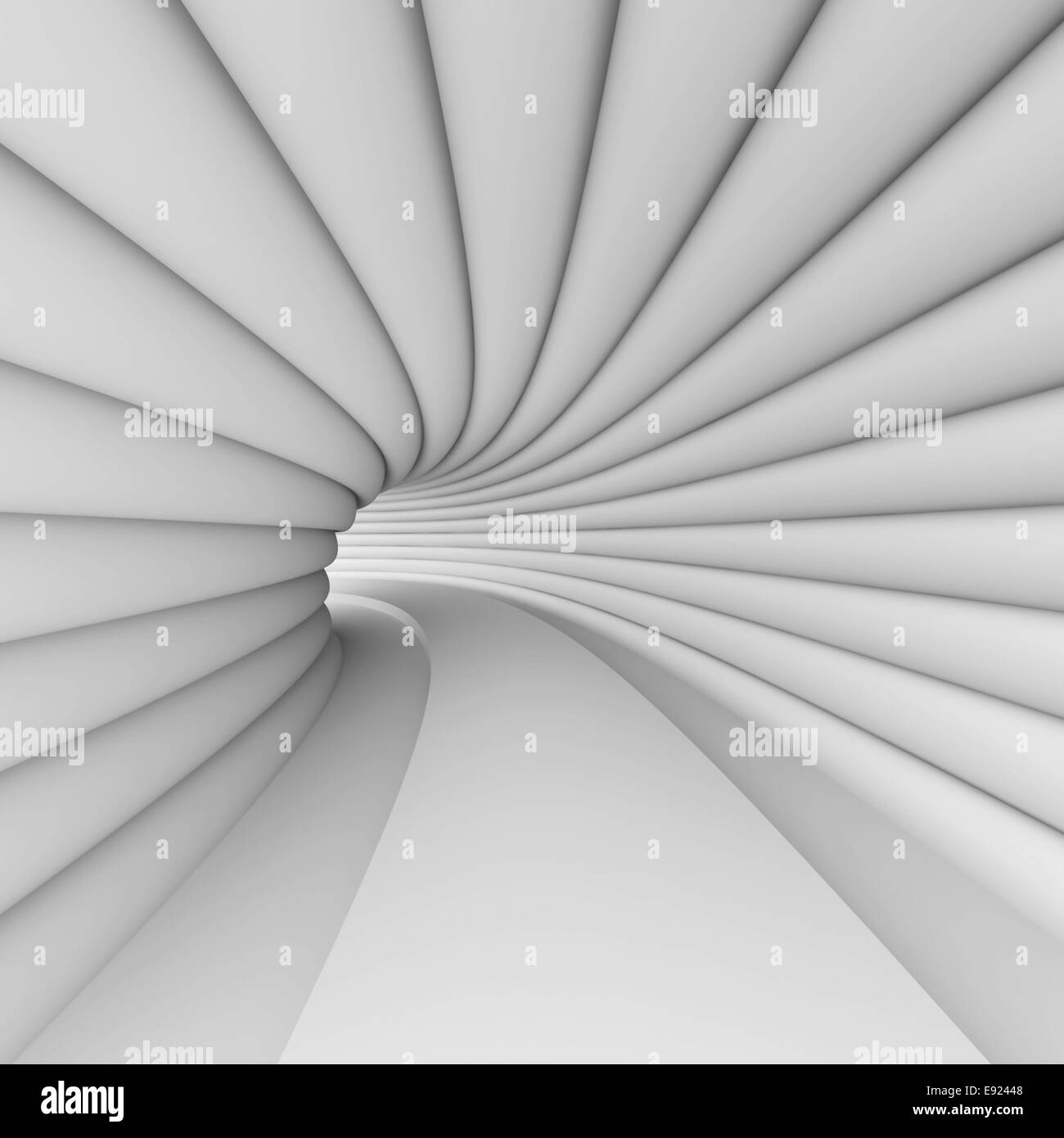 White Futuristic Architecture Stock Photo - Alamy