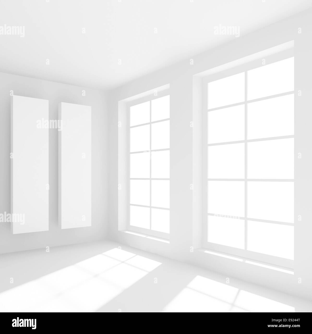 Empty room white hi-res stock photography and images - Alamy