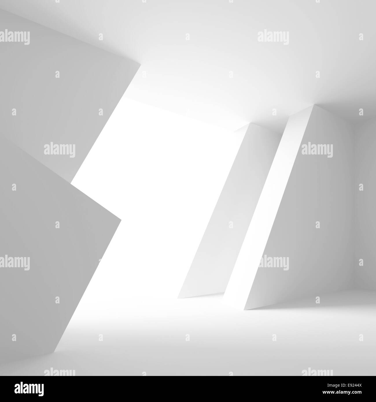 Modern Empty Room Stock Photo - Alamy