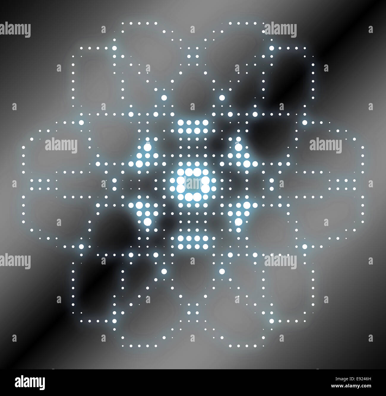 abstract atom graphic Stock Photo - Alamy