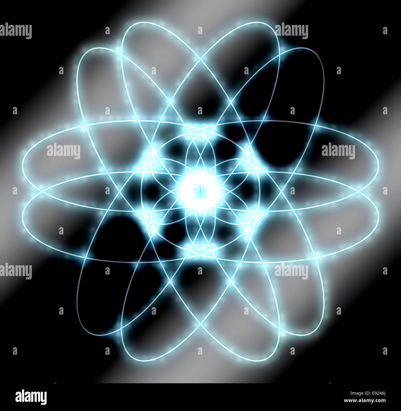 abstract atom graphic Stock Photo - Alamy