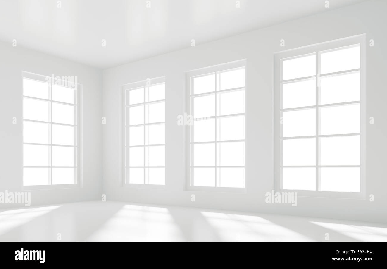 Empty room white hi-res stock photography and images - Alamy