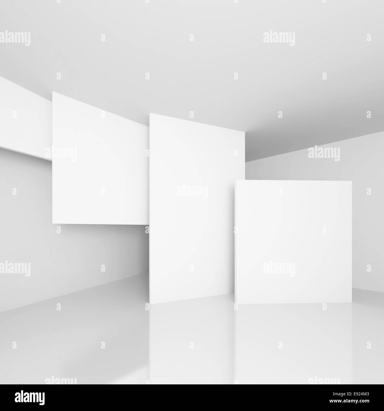 Modern Empty Room Stock Photo - Alamy