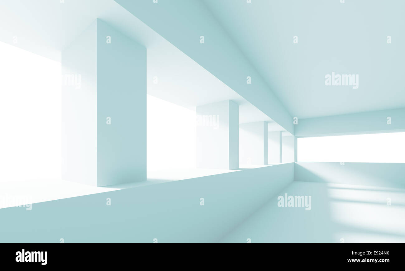 White Empty Hall Stock Photo - Alamy