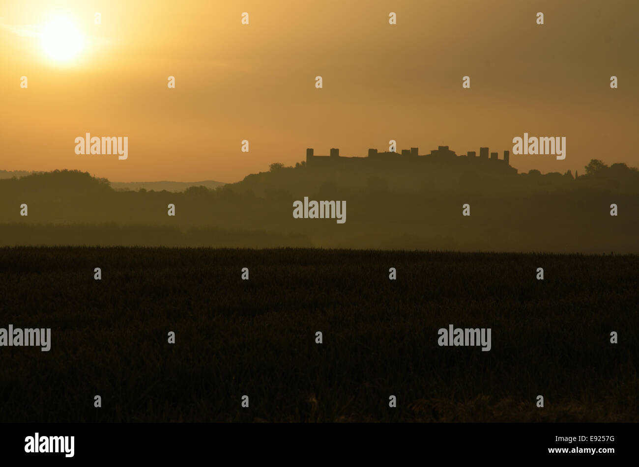 Black and white sun rise hi-res stock photography and images - Alamy