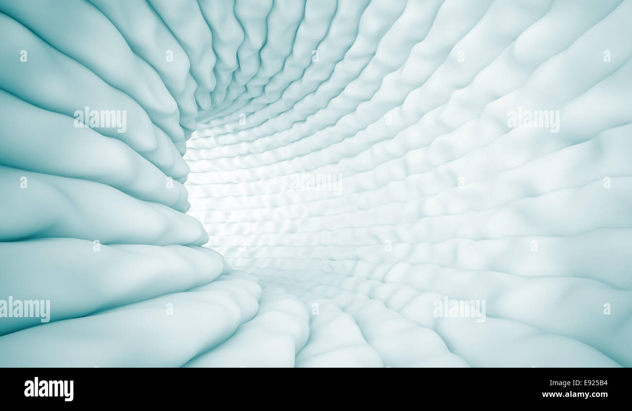 Blue Abstract Tunnel Background Stock Photo - Alamy