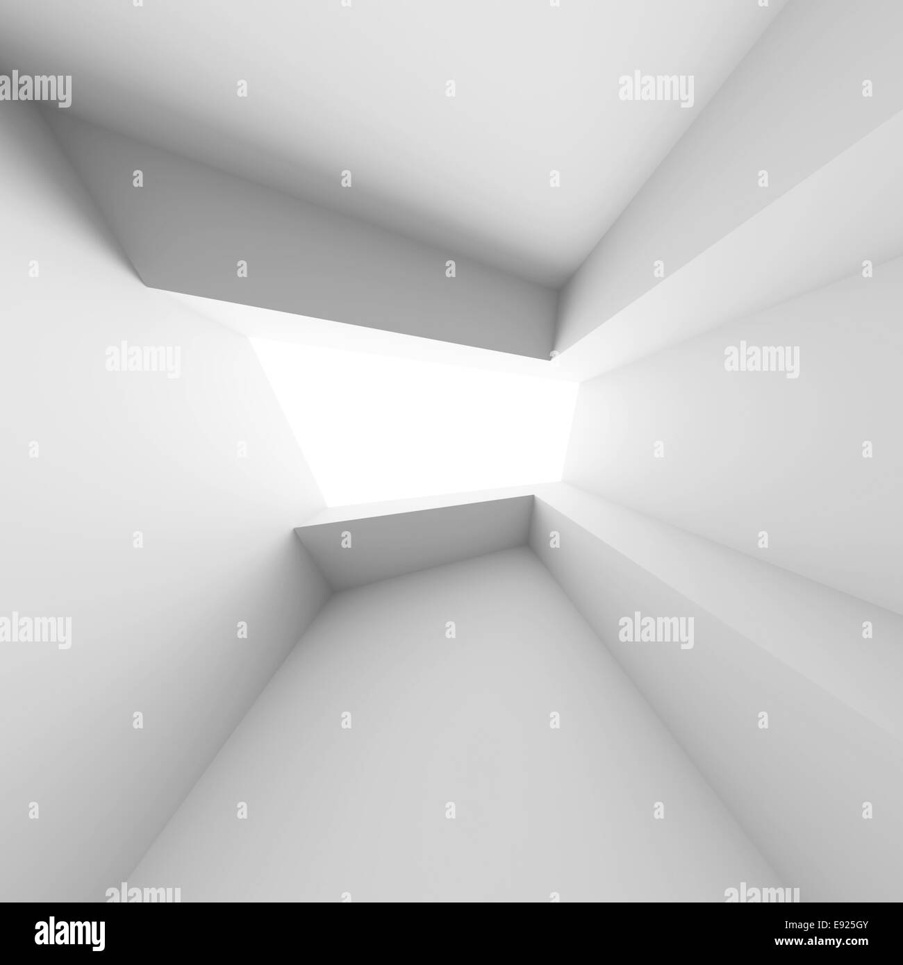 Interior indoors white Black and White Stock Photos & Images - Alamy