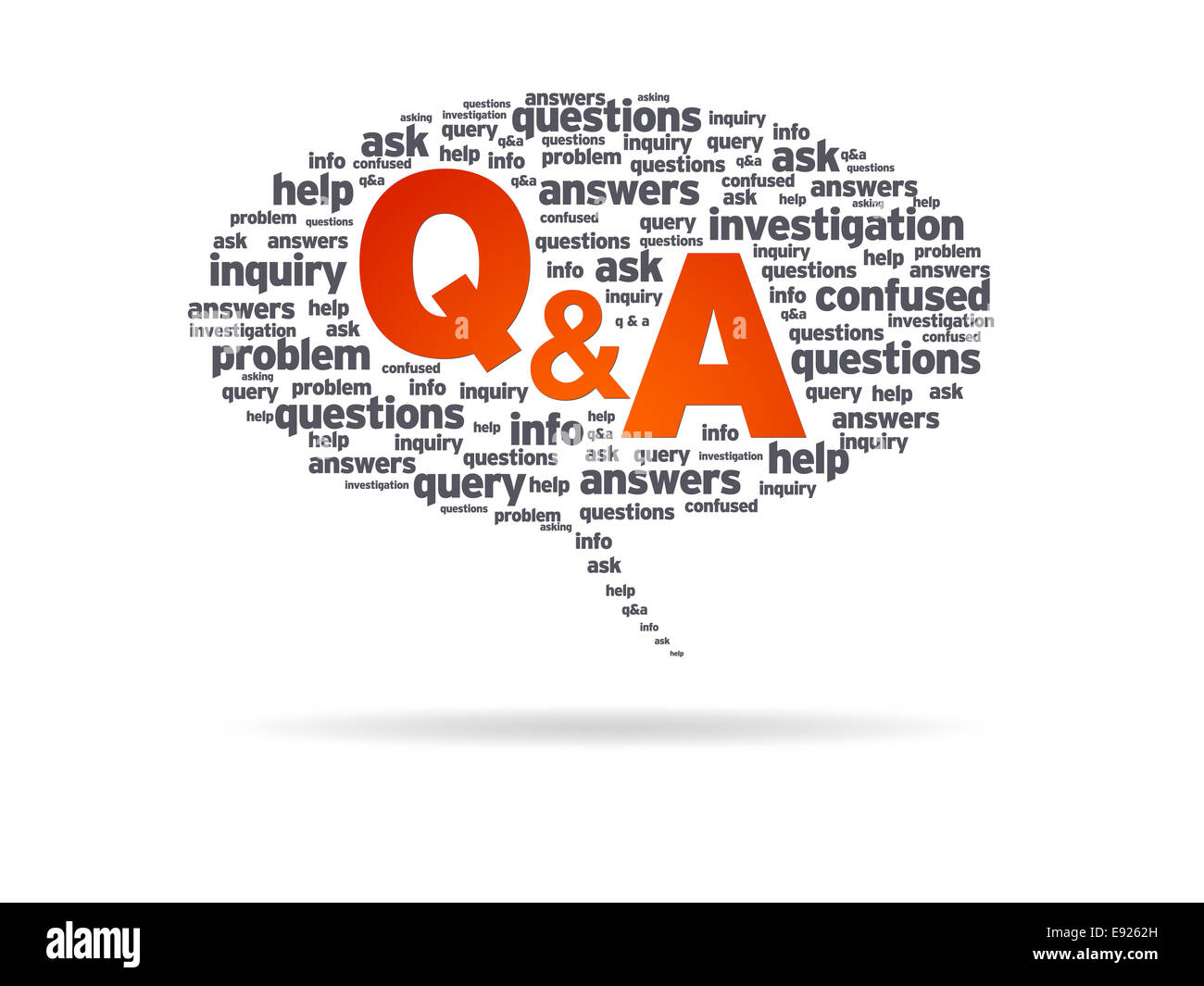 Questions And Answers Stock Photo - Alamy