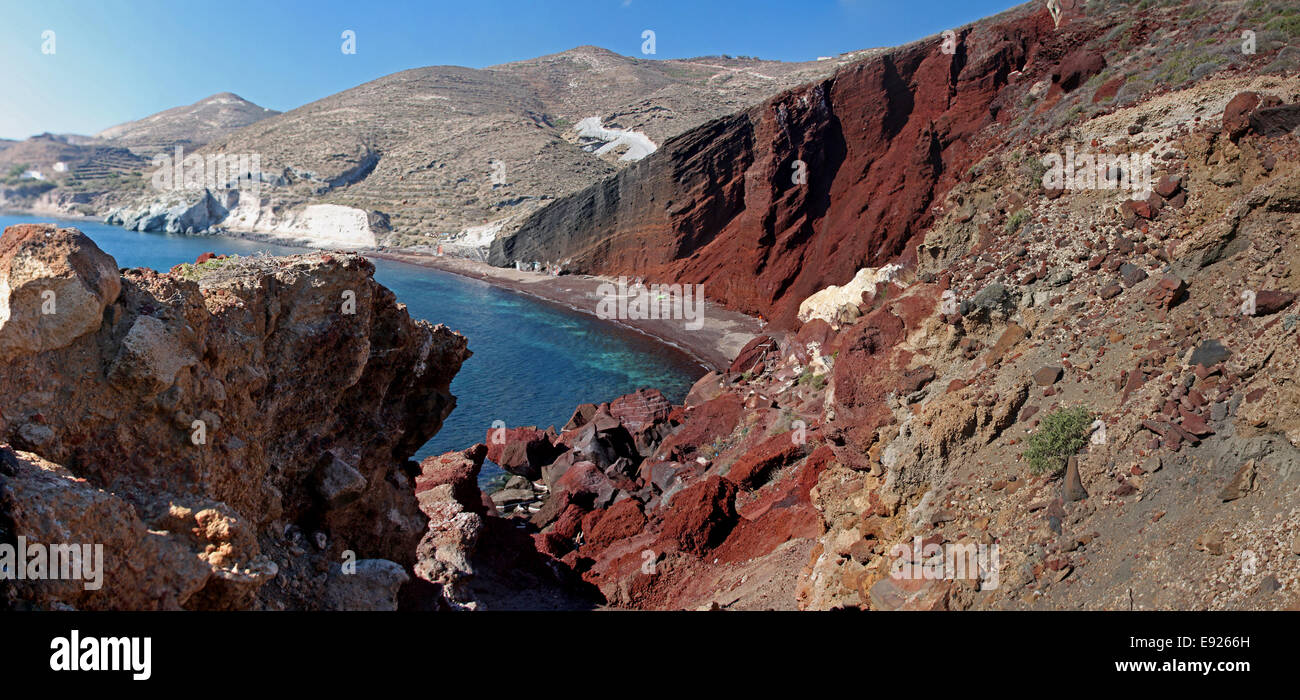 Volcano edge santorini hi-res stock photography and images - Alamy
