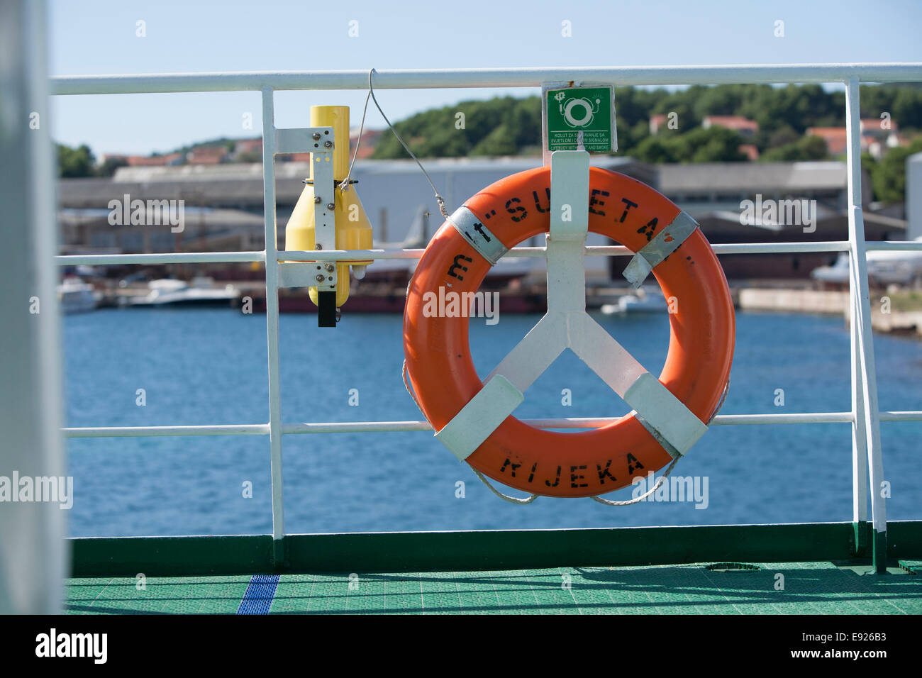 Lifebelt cruise voyage hi-res stock photography and images - Alamy