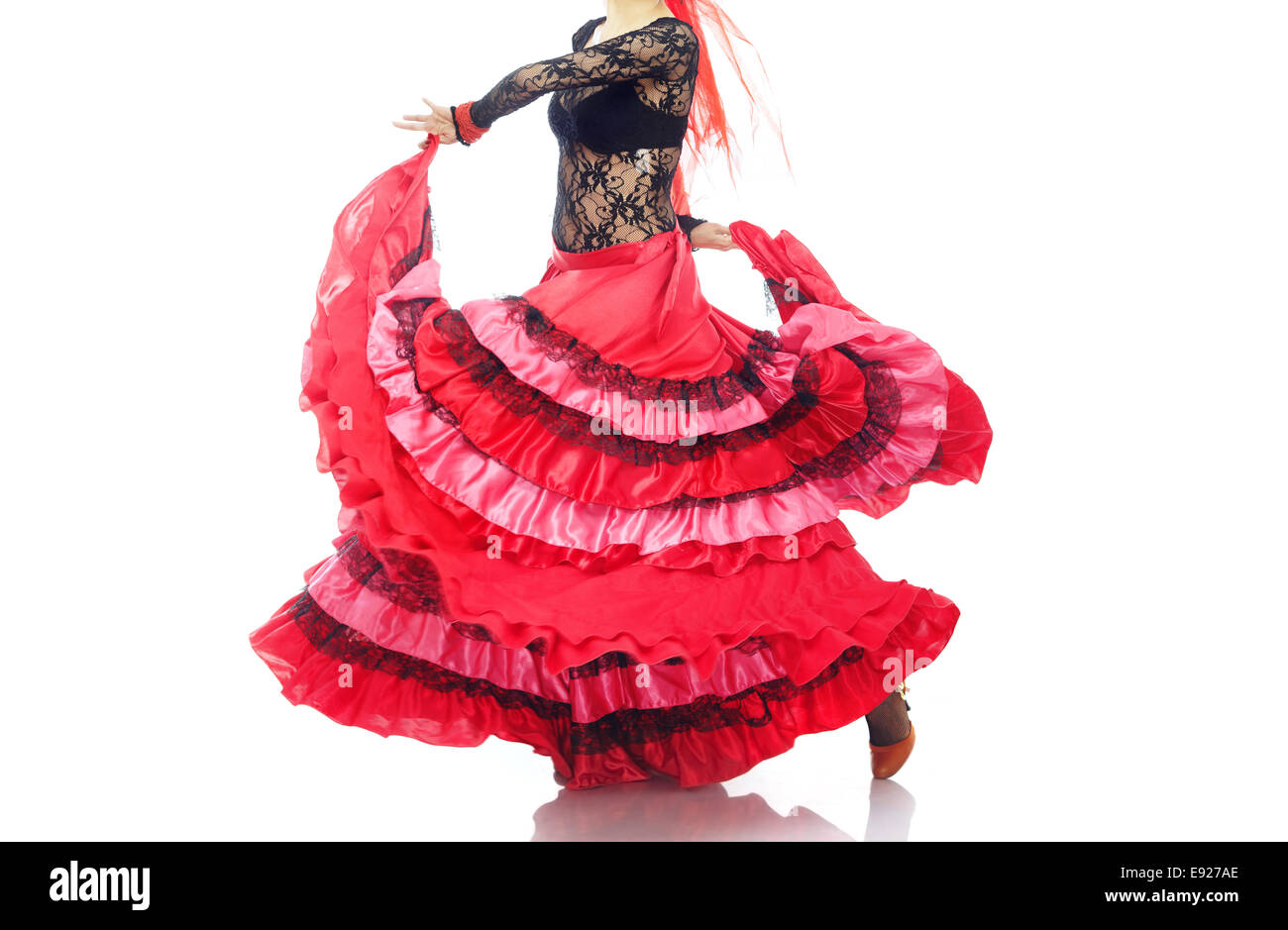 Flamenco dancer motion skirt hi-res stock photography and images - Alamy