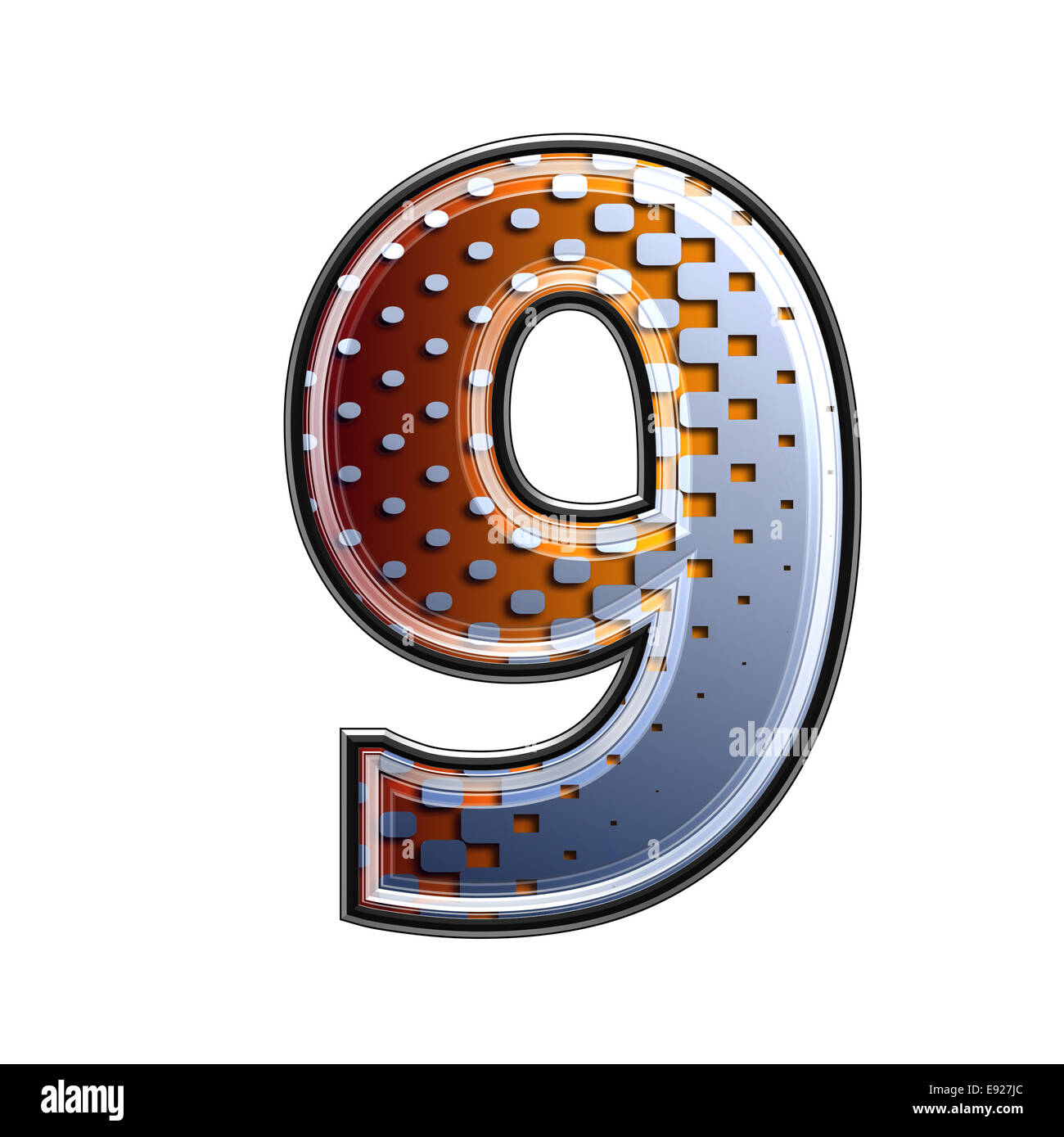 3d digit hi-res stock photography and images - Alamy