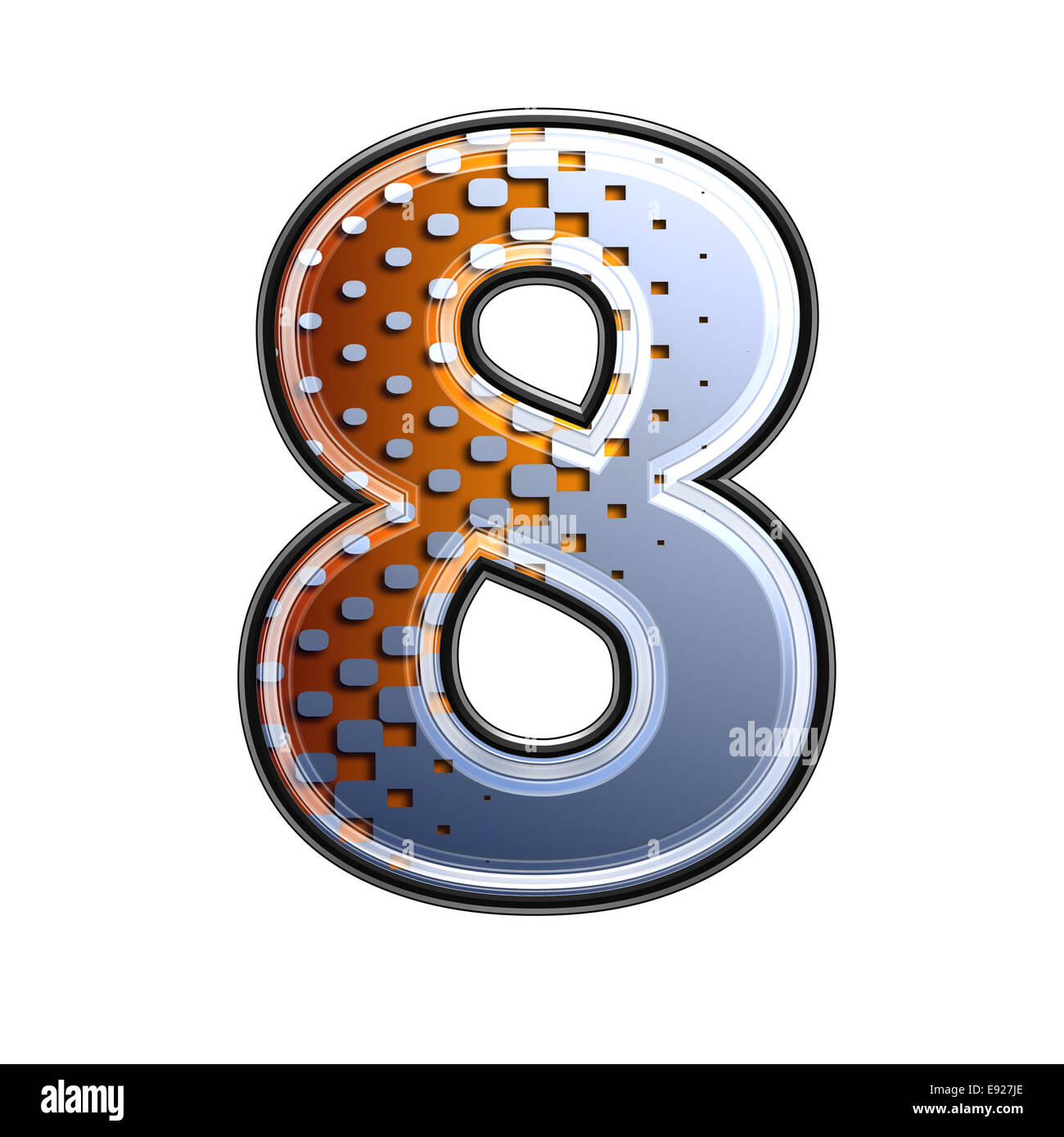 3d digit hi-res stock photography and images - Alamy