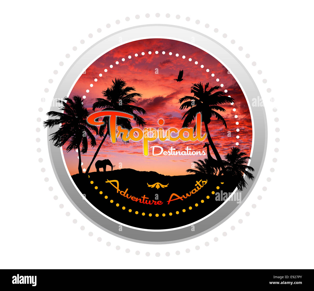 Tropical adventure Cut Out Stock Images & Pictures - Alamy