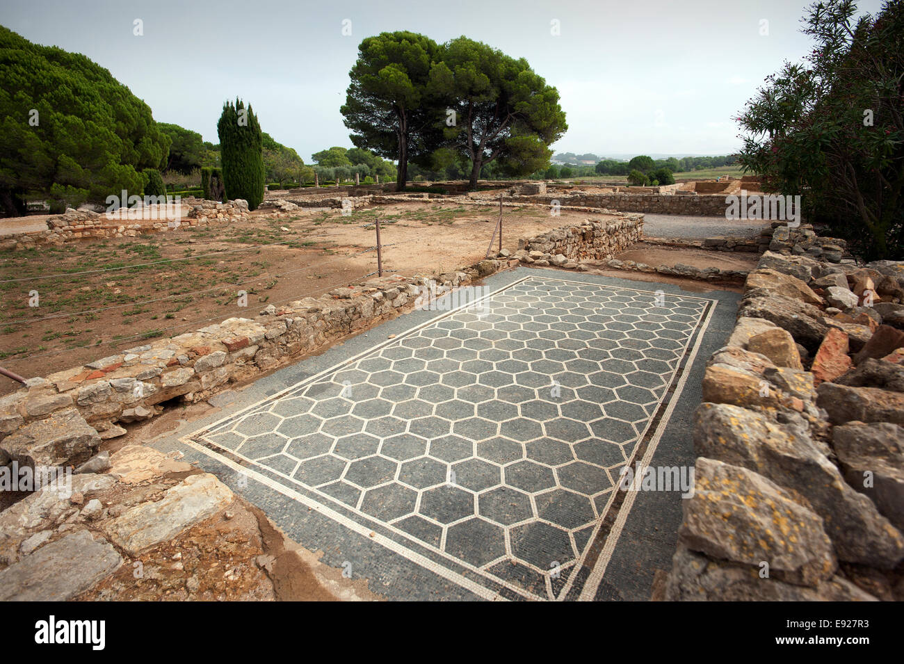 Roman mosaic of ampurias hi-res stock photography and images - Alamy