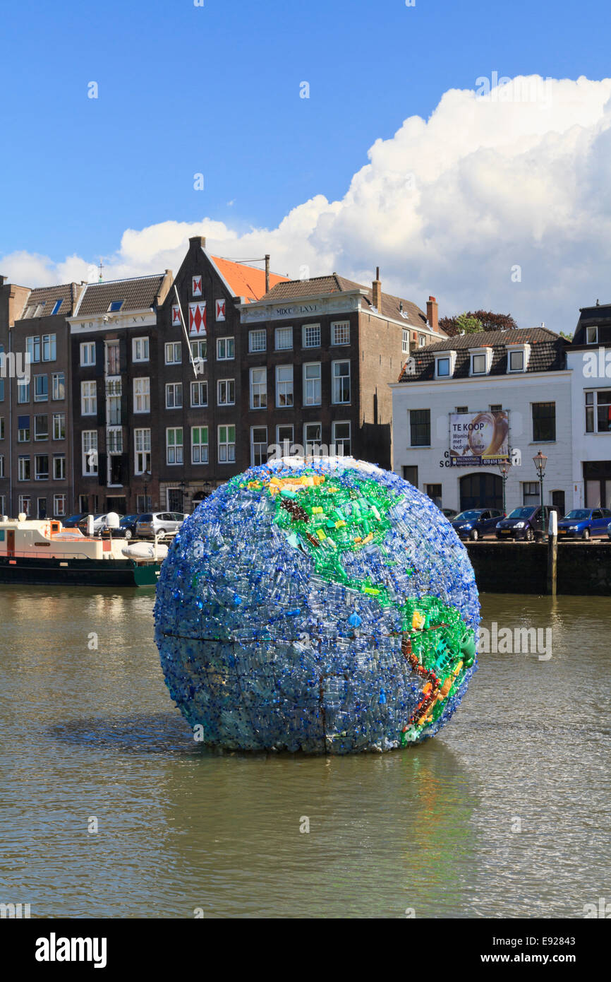 DORDRECHT, NETHERLANDS - AUGUST 11: Big plastic globe, named World ...