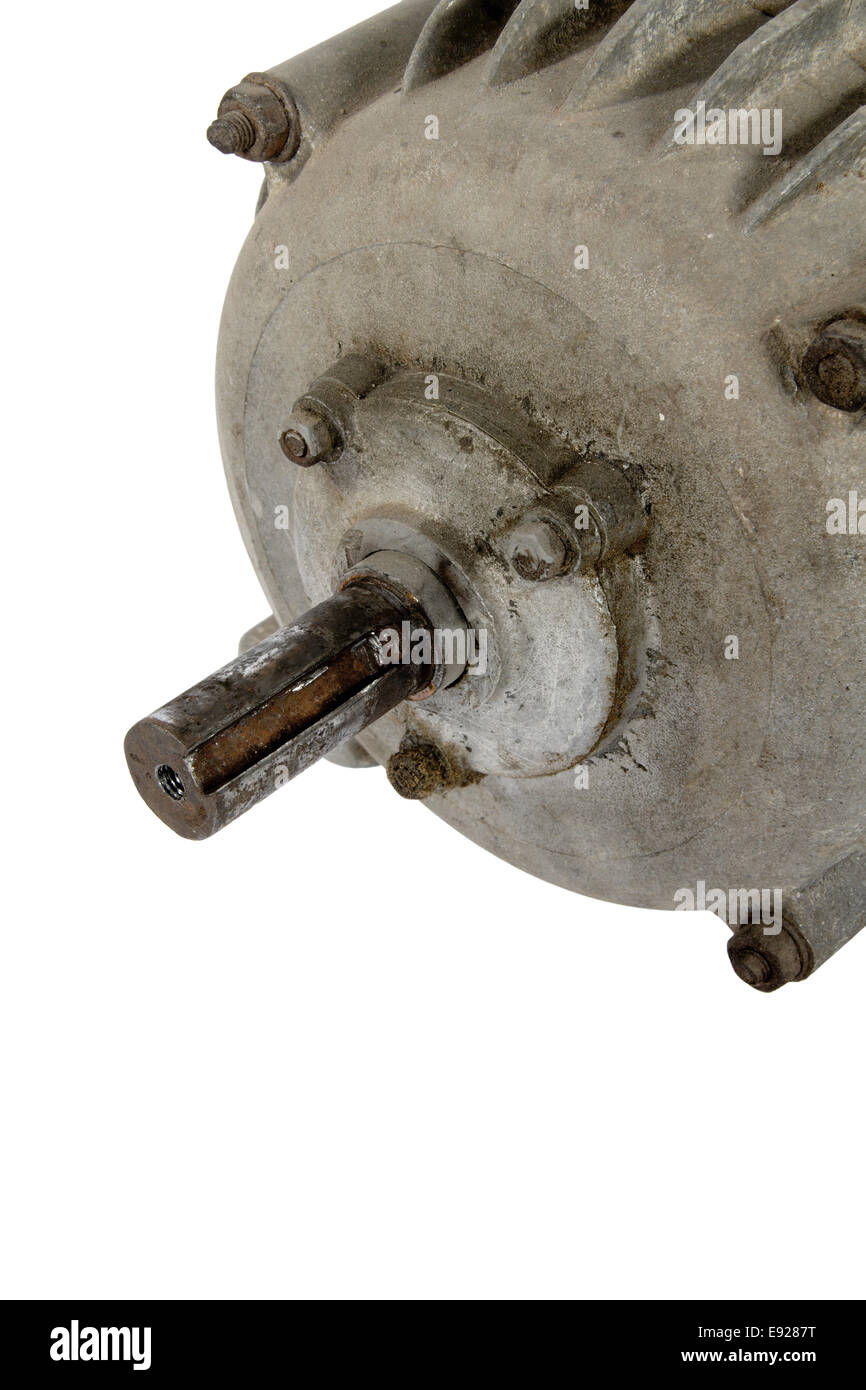 Part of the old motor (isolated Stock Photo - Alamy