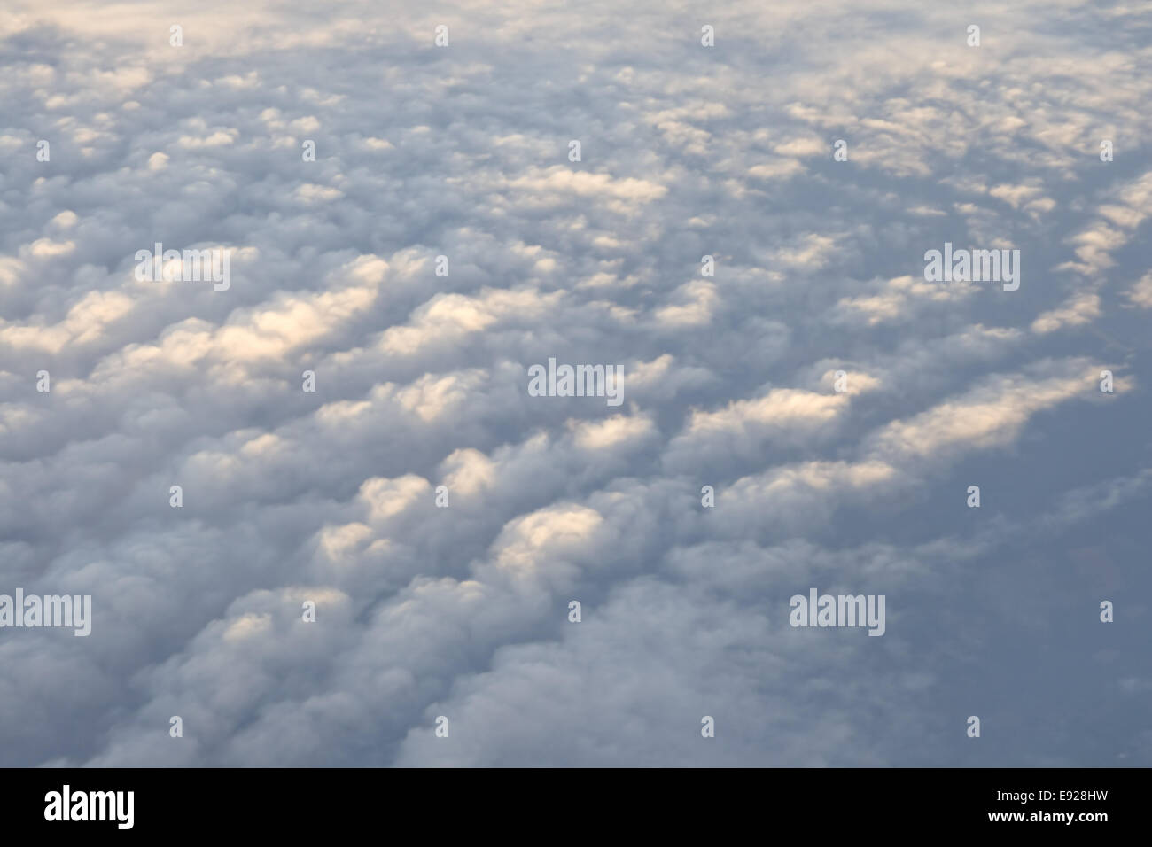 Blue and silver clouds background Stock Photo - Alamy