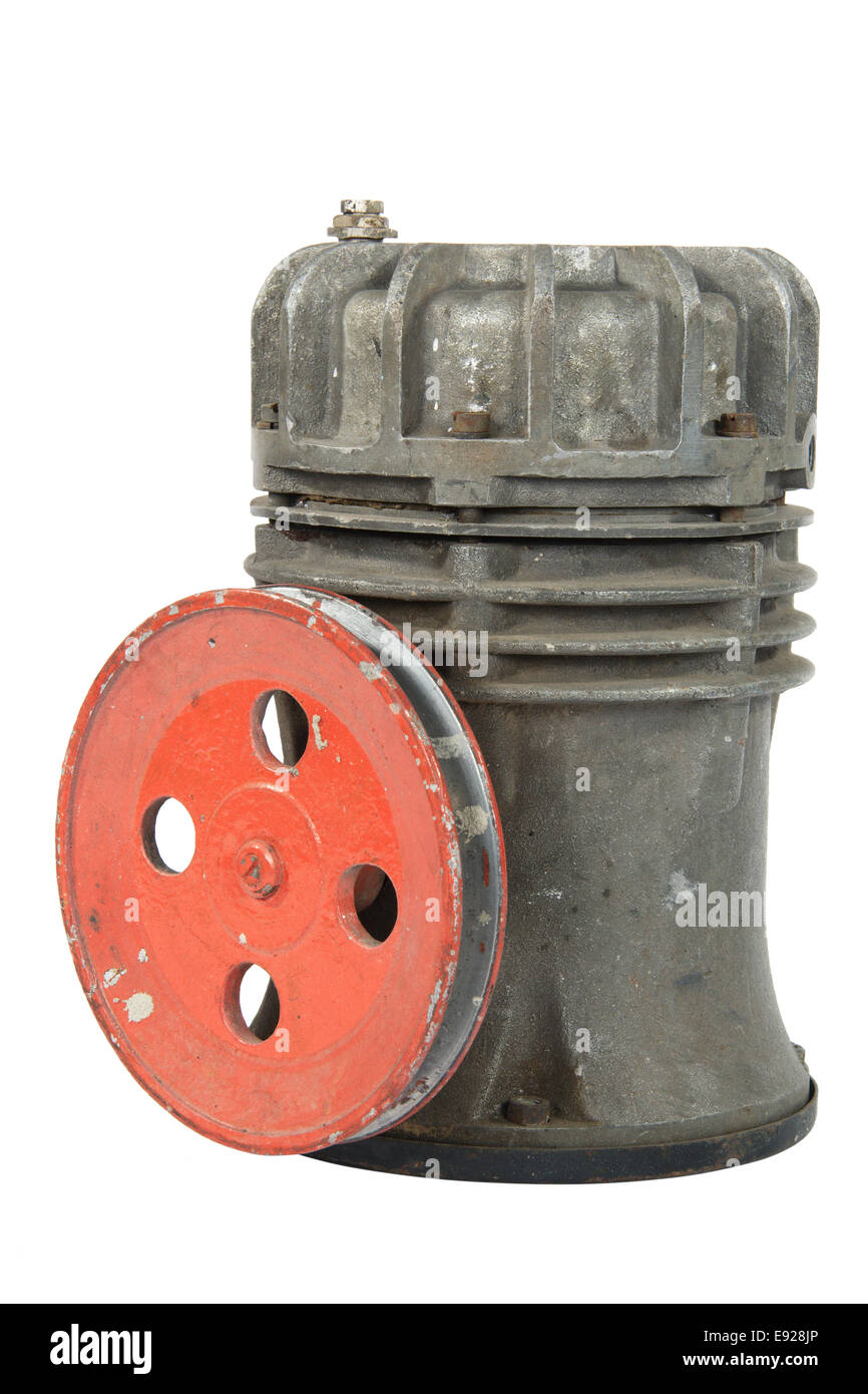Old air compressor hi-res stock photography and images - Alamy
