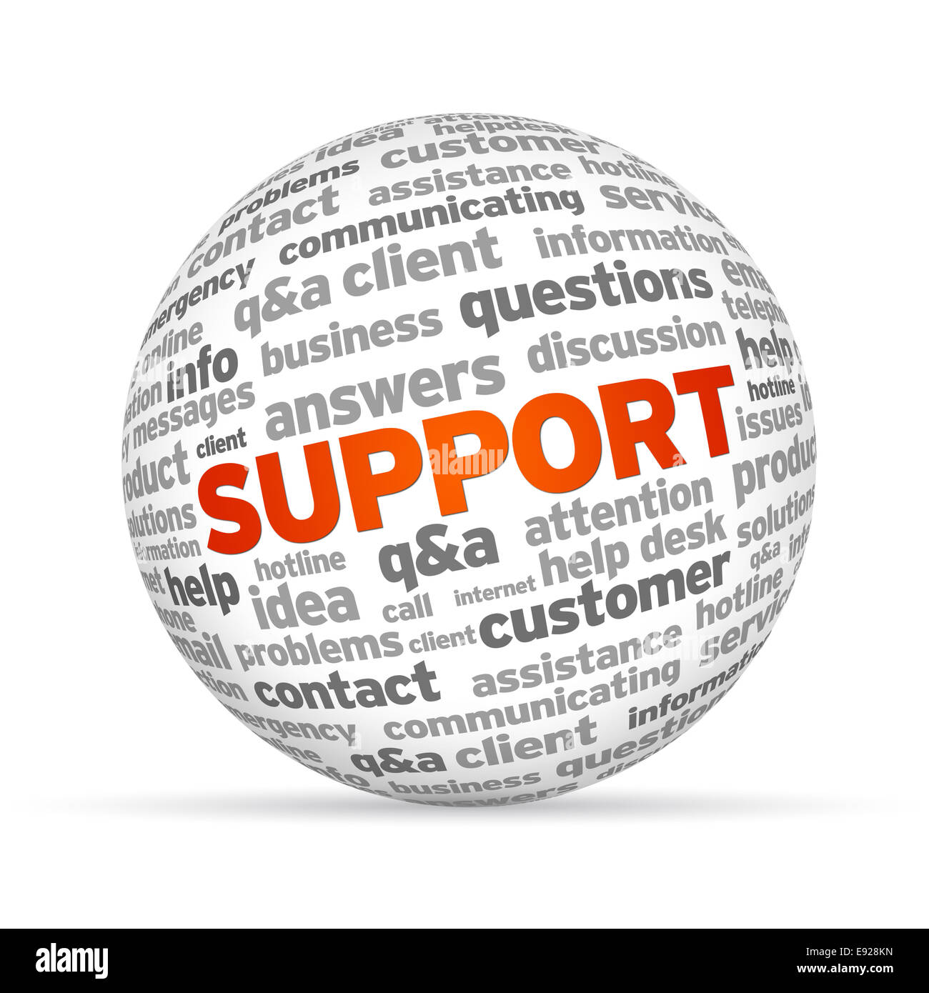 Customer support questions answers Cut Out Stock Images & Pictures - Alamy