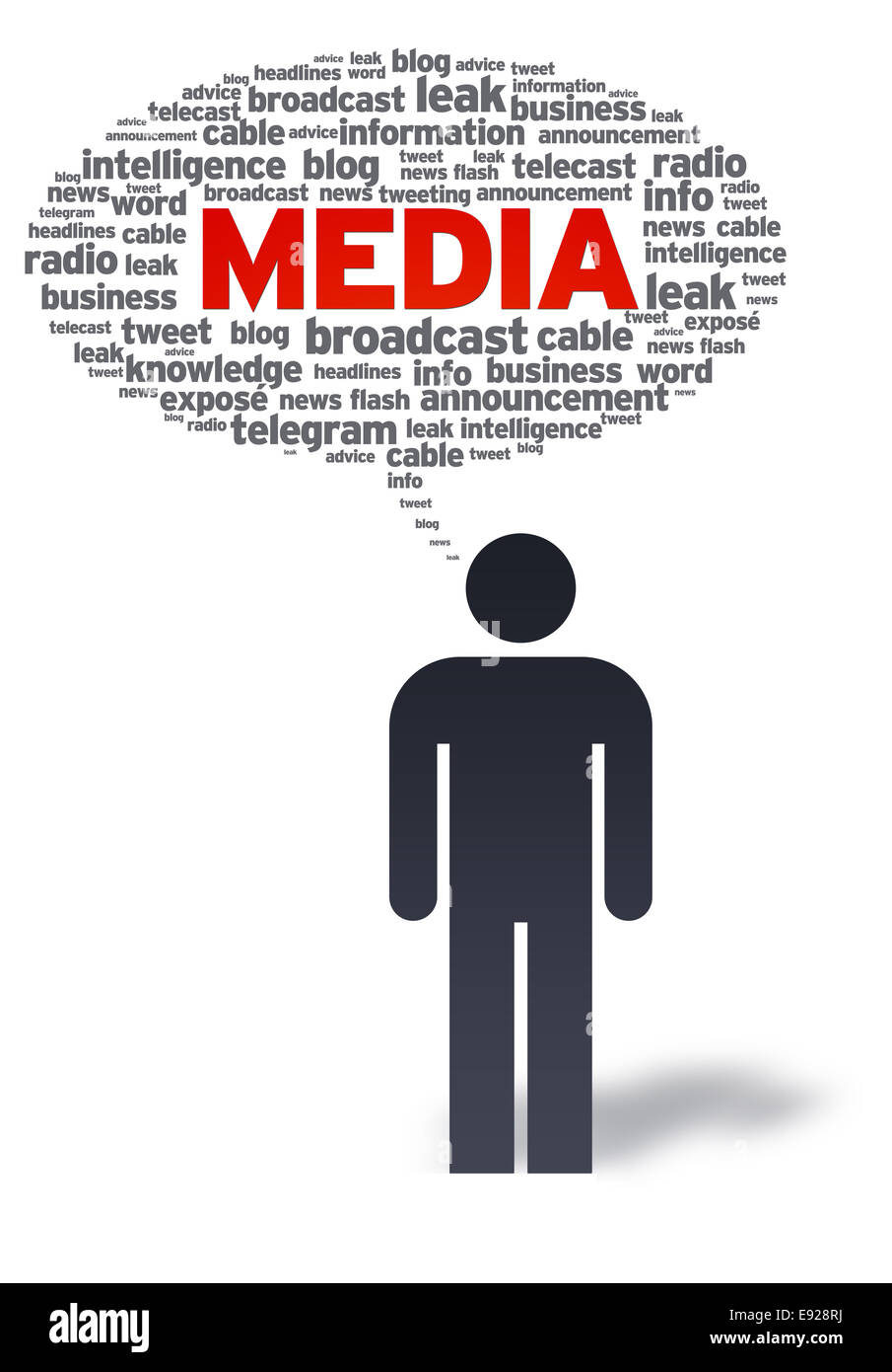 Press media man interview Cut Out Stock Images & Pictures - Alamy