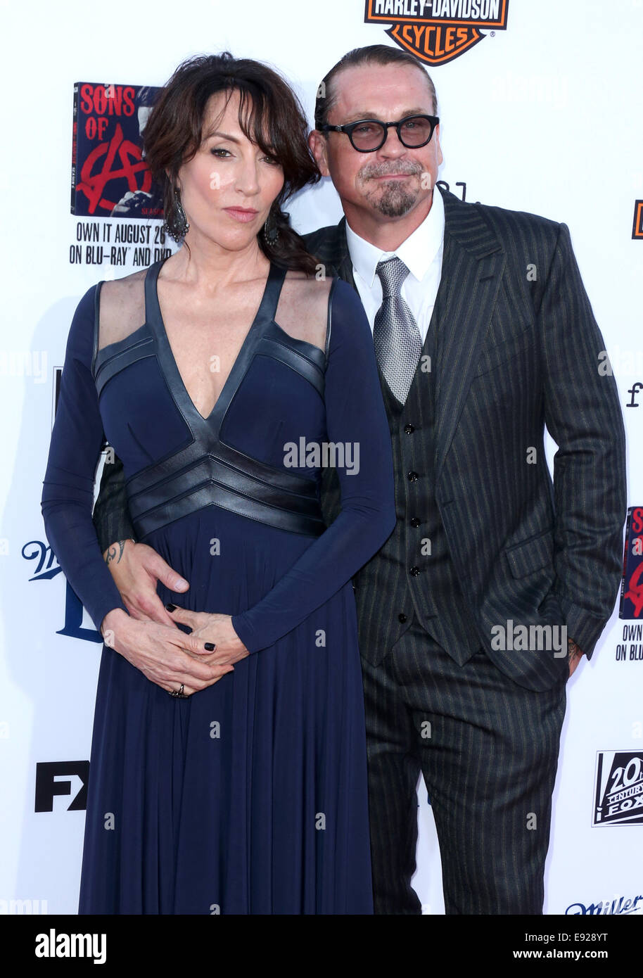New York City, NY. USA. Katey Sagal and Kurt Sutter at the 'Sons Of Anarchy' Season 7 Premiere ...